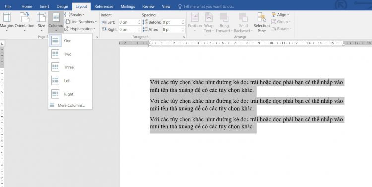 1 số cách chèn đường ngang hoặc dọc trong Word – Ben Computer